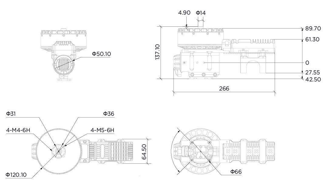 Комплект Hobbywing XRotor X11 MAX 18S CCW 60kv с пропеллером 48175 ...