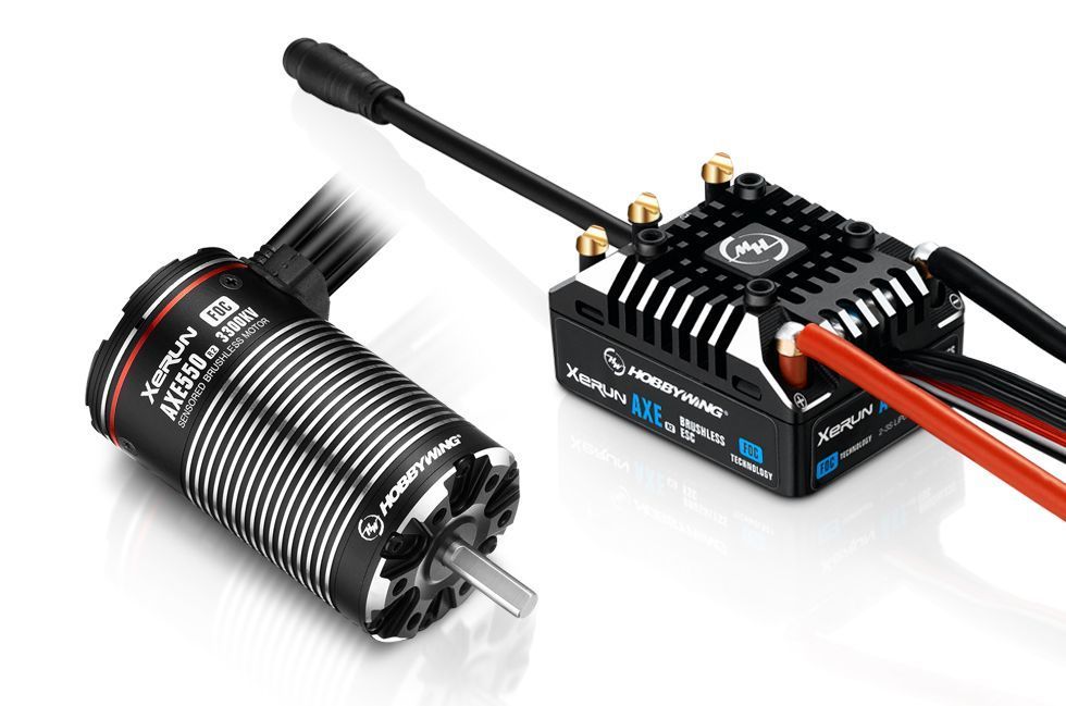 Бесколлекторная сенсорная система Xerun COMBO AXE R2 550 3300KV FOC ...